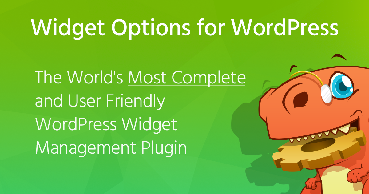 Extended Widget Options – WordPress Widget Control – BIBICA.NET