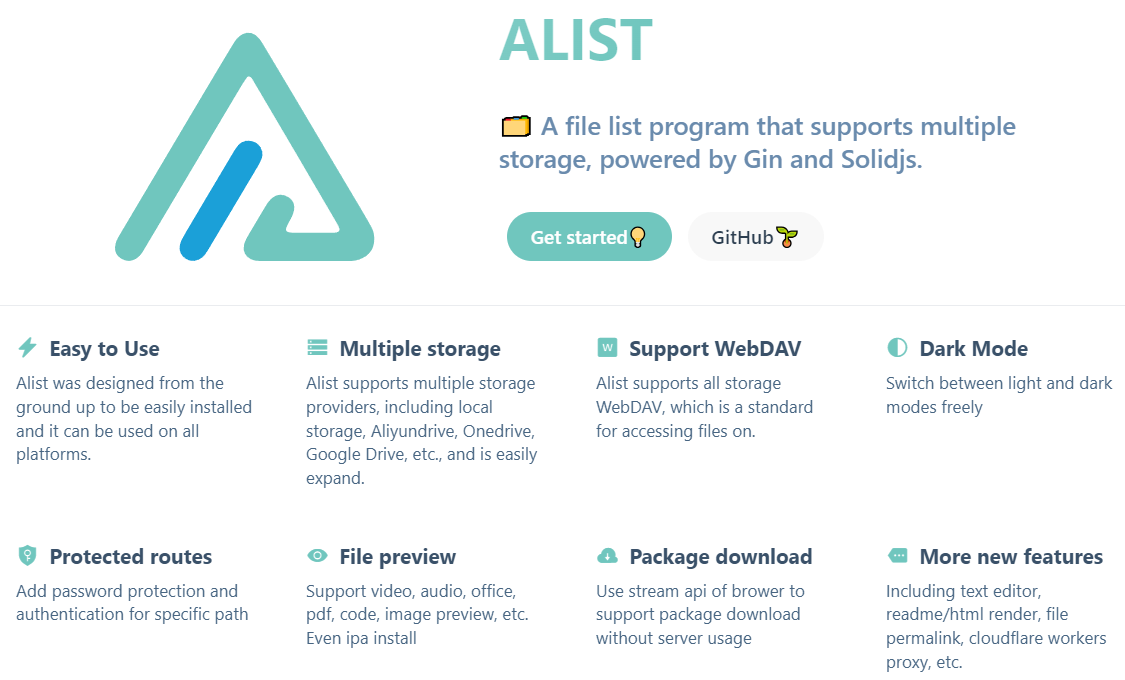 Alist – A file list program that supports multiple storage – Tuyệt vời ...