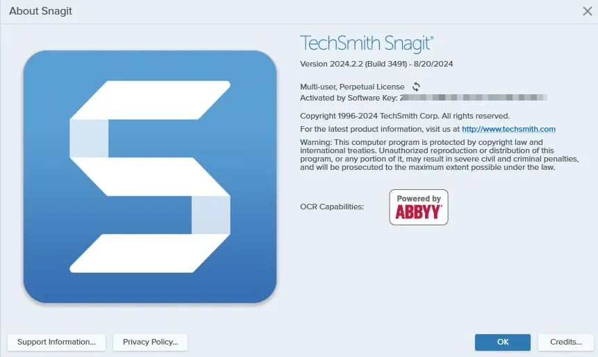 License TechSmith Snagit – BIBICA.NET