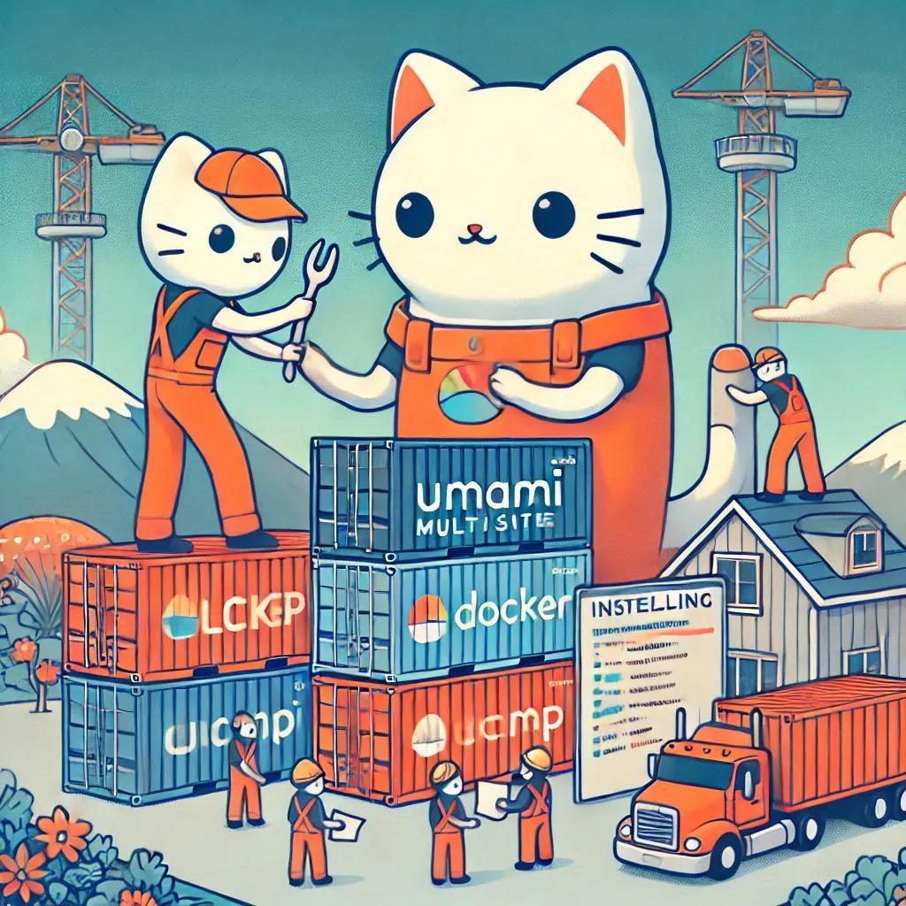 Cài đặt Umami cho Docker LCMP Multisite – BIBICA.NET